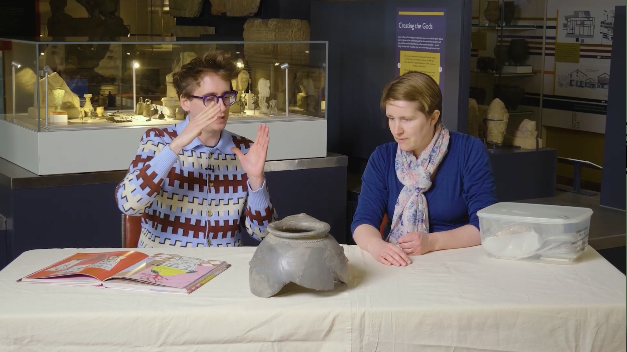 Roman face pots | English Heritage