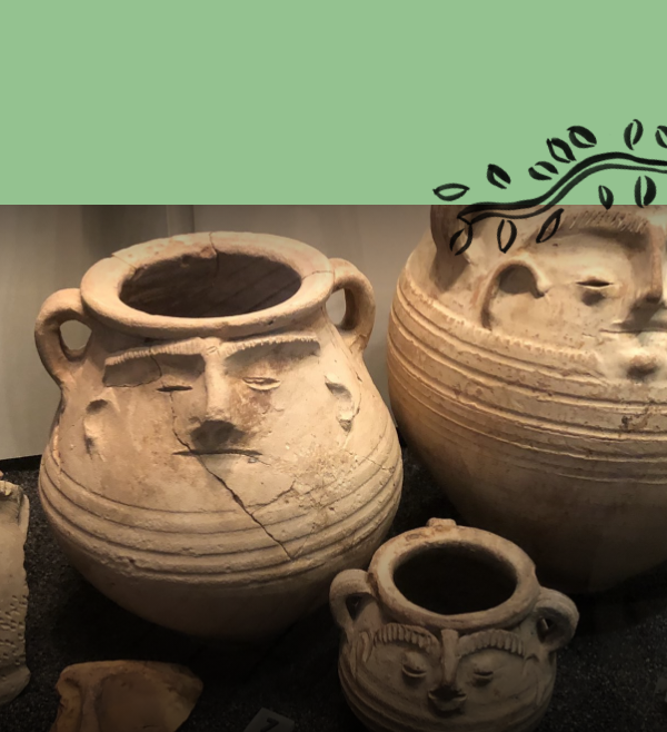 Roman face pots | English Heritage